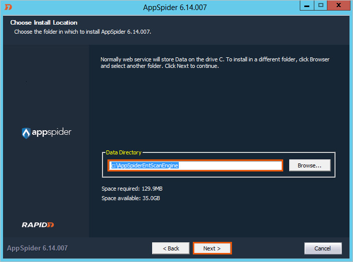 Installing AppSpider Enterprise | AppSpider Documentation