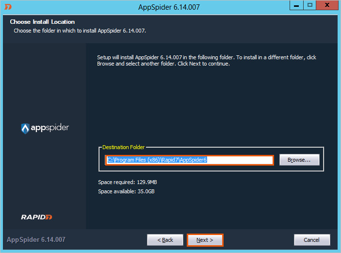 Installing AppSpider Enterprise | AppSpider Documentation